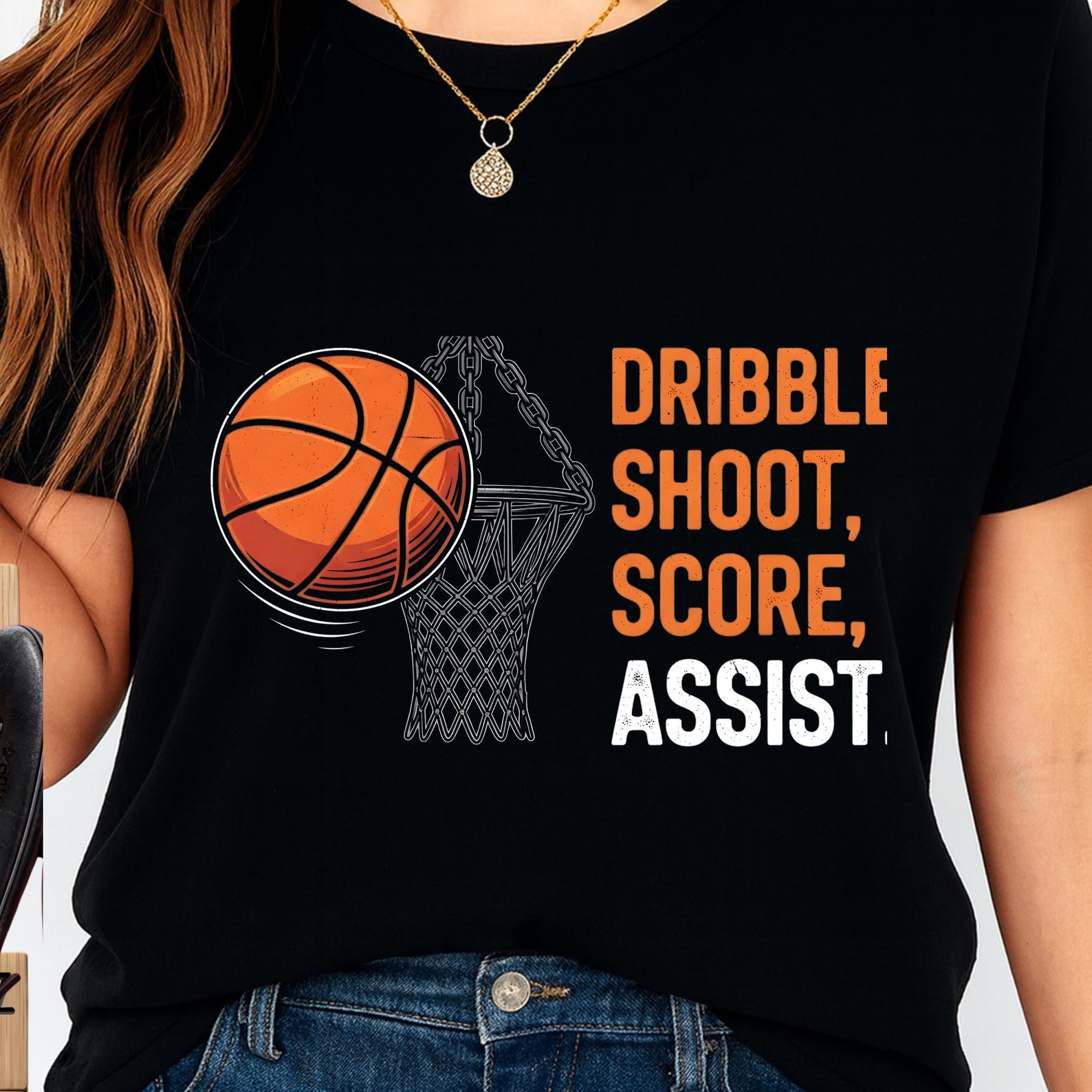 Basketball PNG | Dribble Shoot Score Assist Design | Chain Net Hoop ...