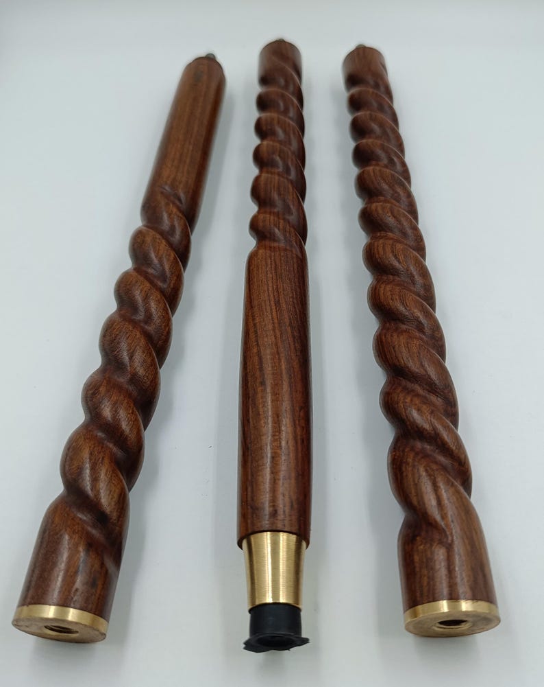 Solid Wooden Walking Stick Shaft – Compatible With Brass Handles ...