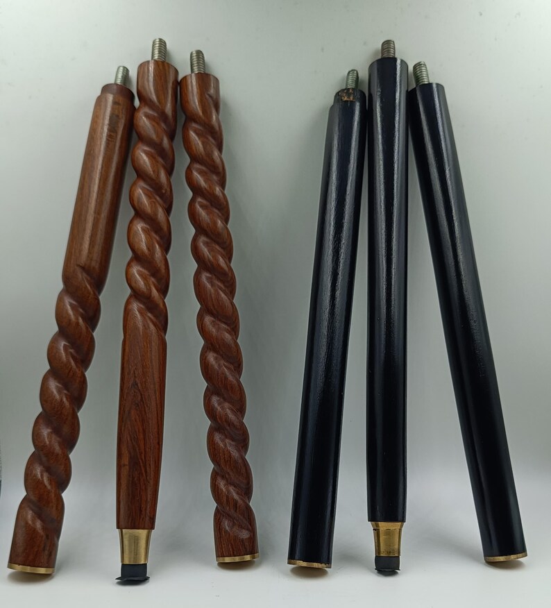Hardwood Walking Stick Shafts (set of 2) - DIY Cane Project - Etsy