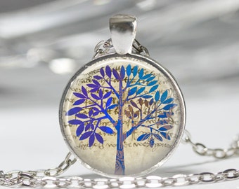 Tree Ring Necklace Brown Tree Jewelry Nature Art Pendant in | Etsy