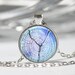 Tree Ring Necklace Blue Tree Jewelry Nature Art Pendant in - Etsy