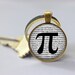 Pi Key Chain, Pi Key Ring, Math Keychain, Mathematics, Math Teachers ...
