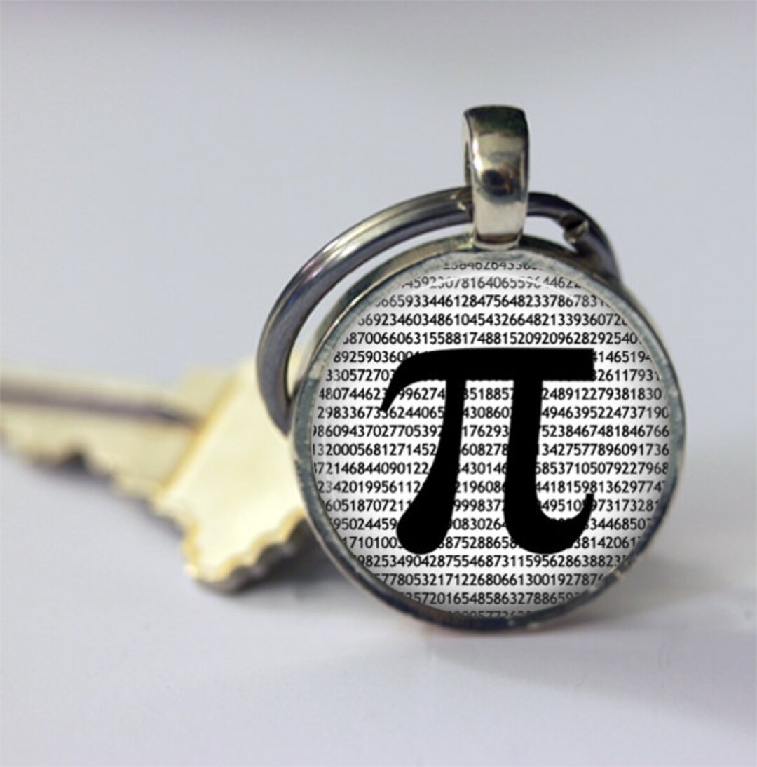 Pi Key Chain, Pi Key Ring, Math Keychain, Mathematics, Math Teachers ...