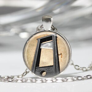 Guillotine Necklace French Revolution Creepy Halloween Art Pendant in ...