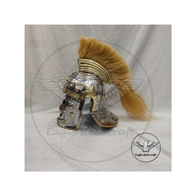 Roman Imperial Gallic Helmet for Reenactmet - Etsy