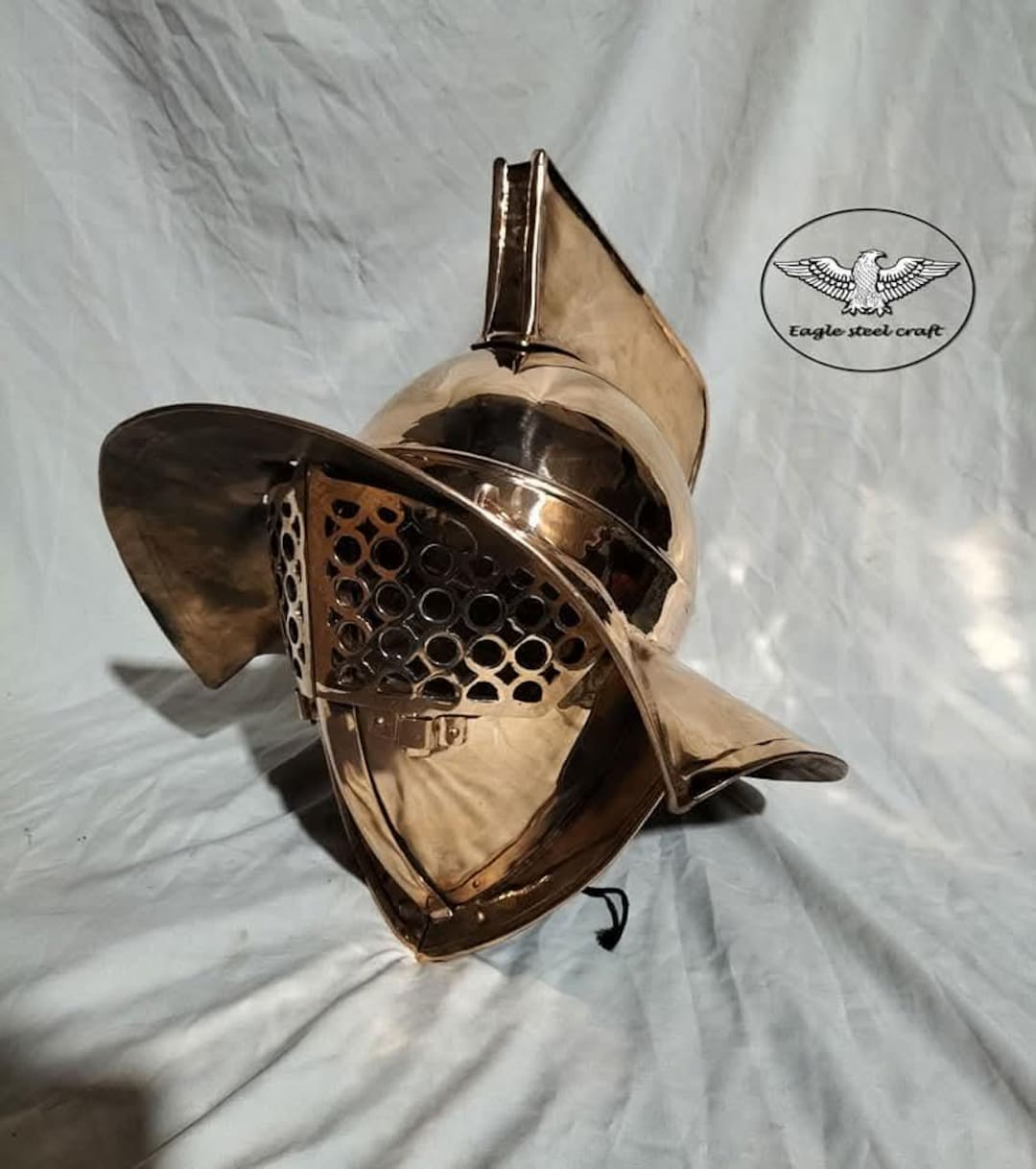 Roman Murmillones Gladiator Helmet/ Bronze 1.5 Mm for LARP/ Reenactment ...