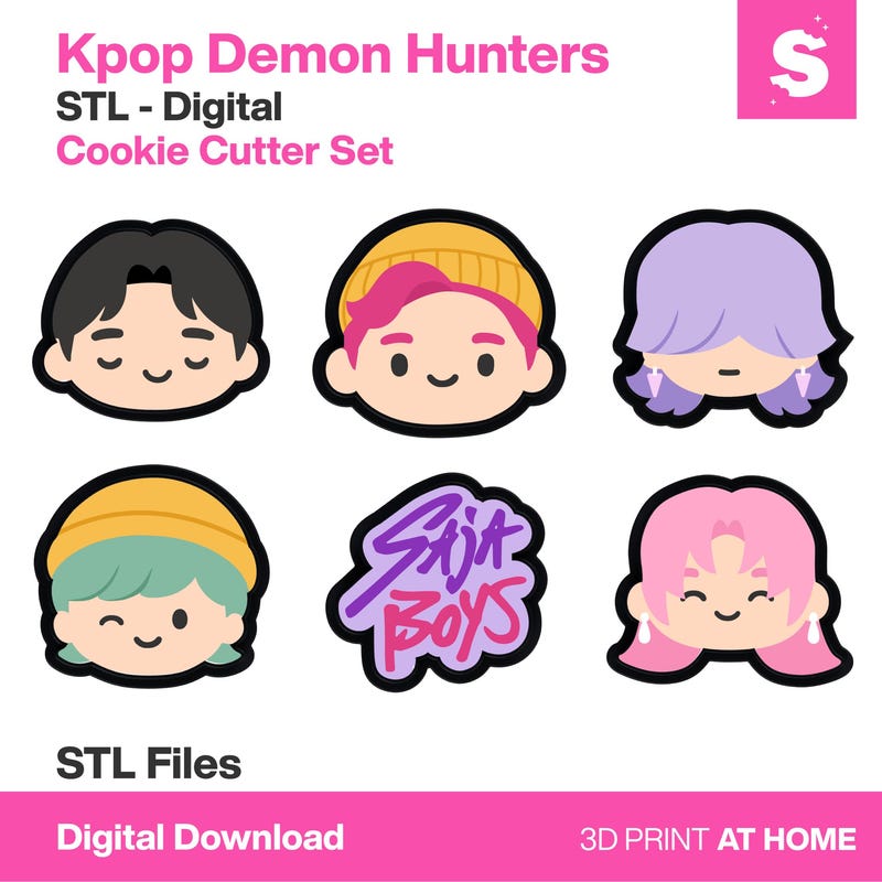 Kpop Demon Hunters 3d Stl File - Etsy