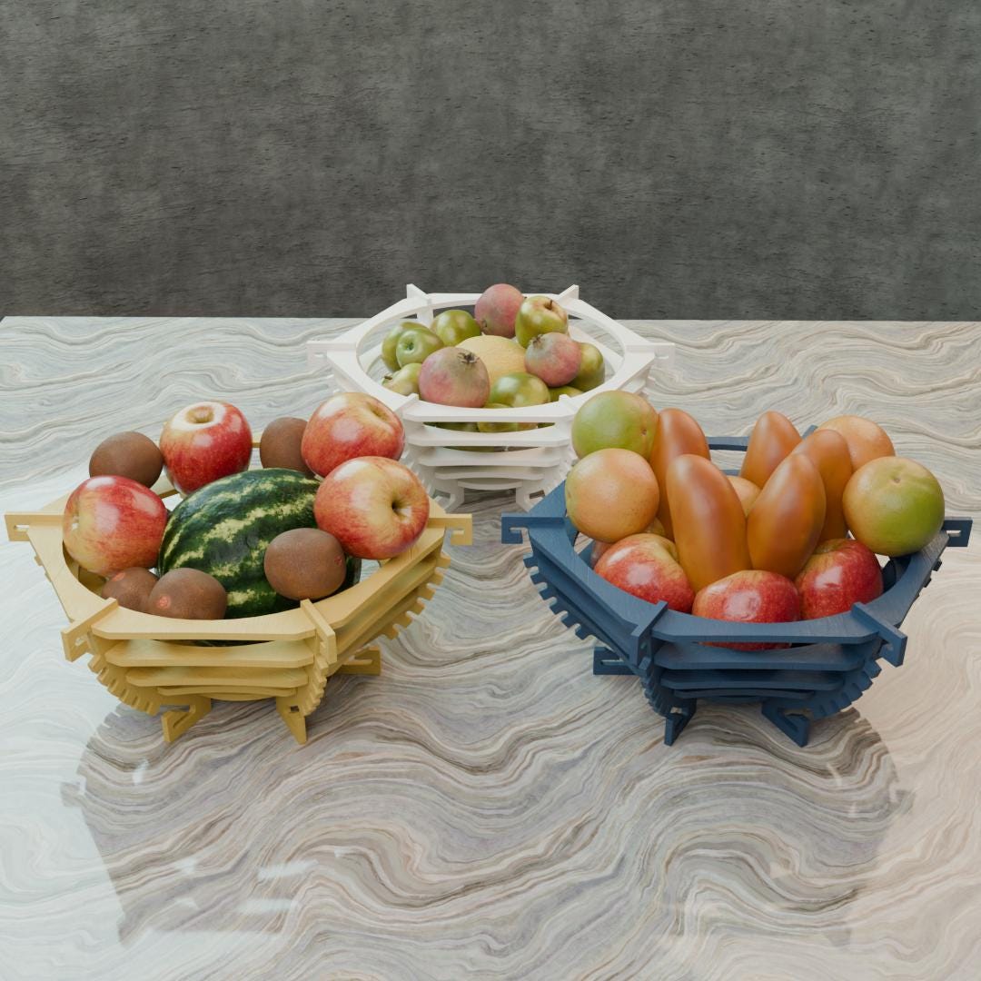 Fruit Bowl DXF File | Mayan Muluk | Digital Cut Design - Etsy