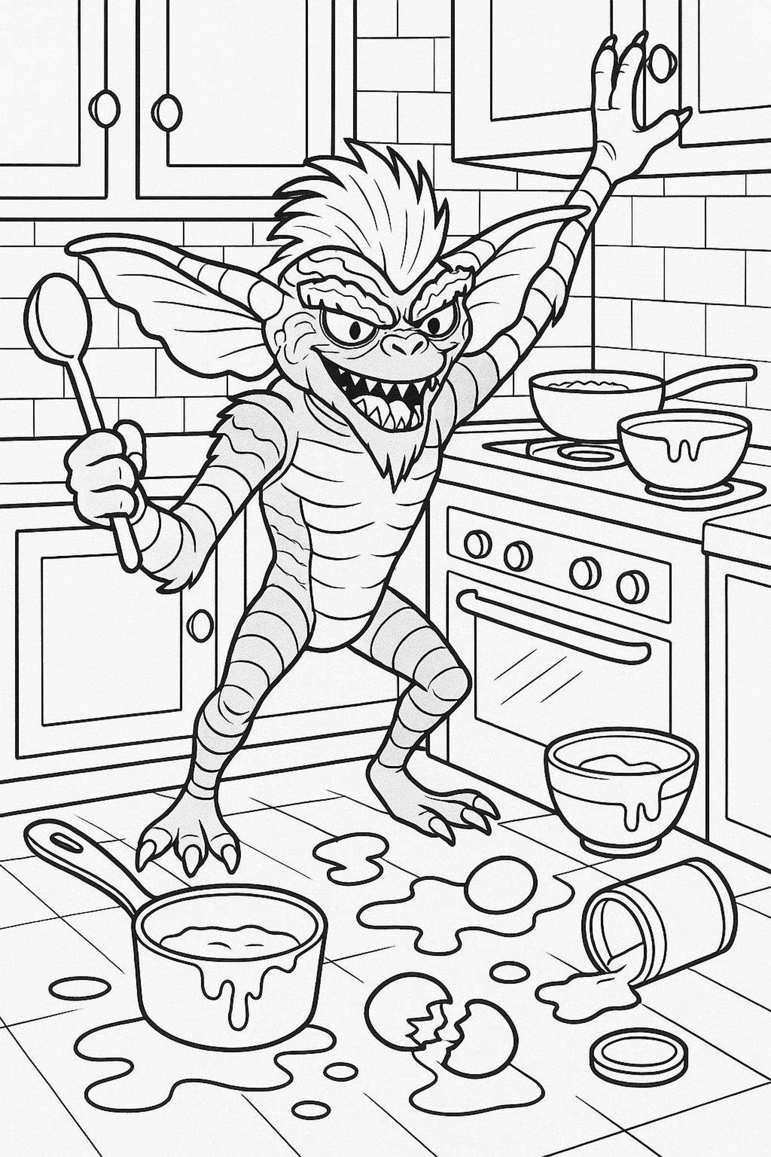 Gizmo Coloring Pages - Etsy