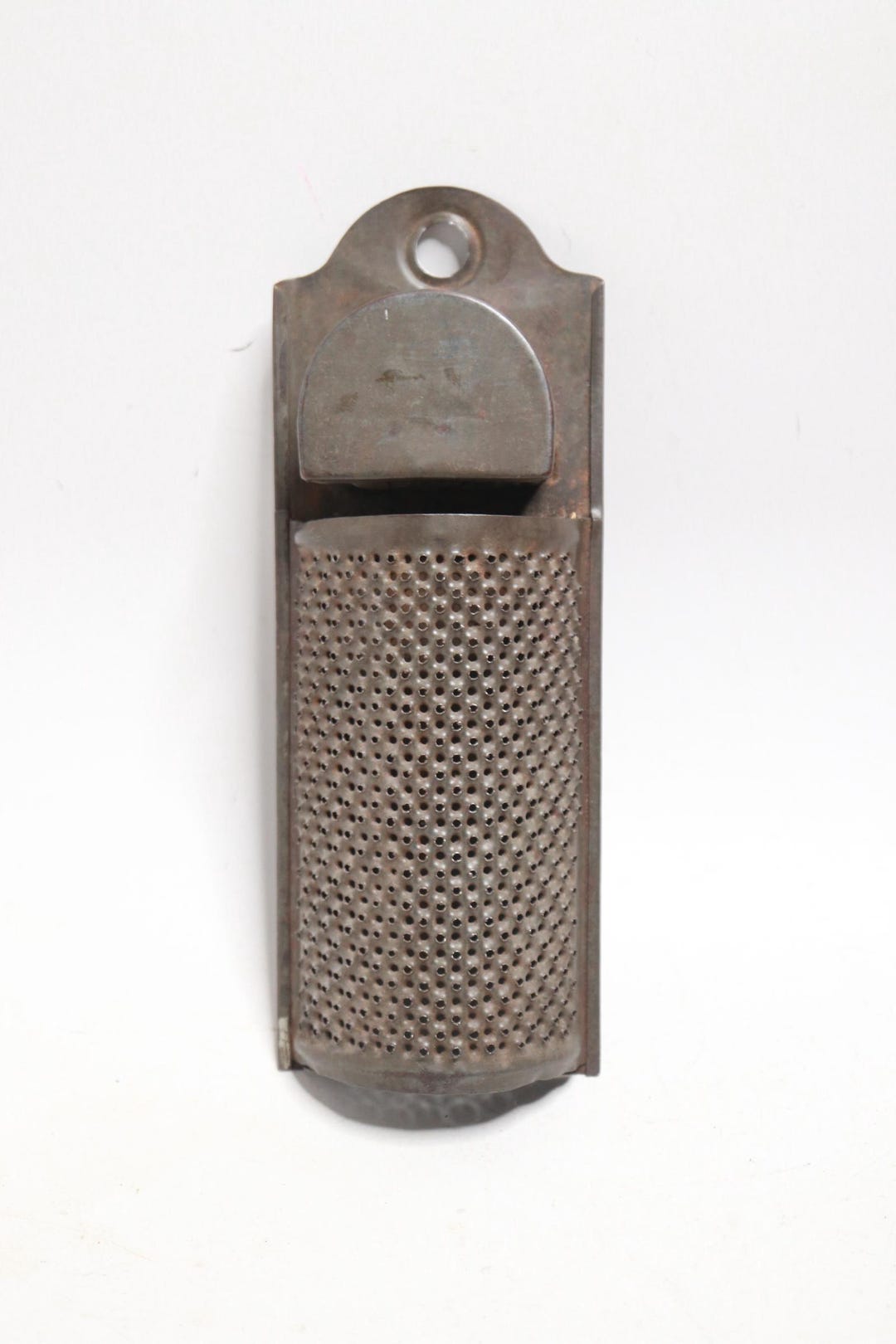 Antique Hand Made Tin Coffin Style Nutmeg Grater Tin Nutmeg Grater ...