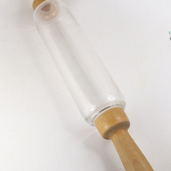 Antique Glass Rolling Pin - Etsy
