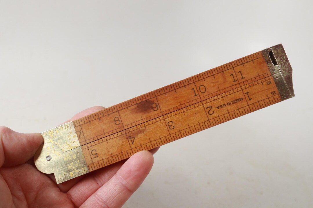 Vintage Wooden Folding Rule 12 Inch Stanley No. 36 1/2 Vintage Wood ...