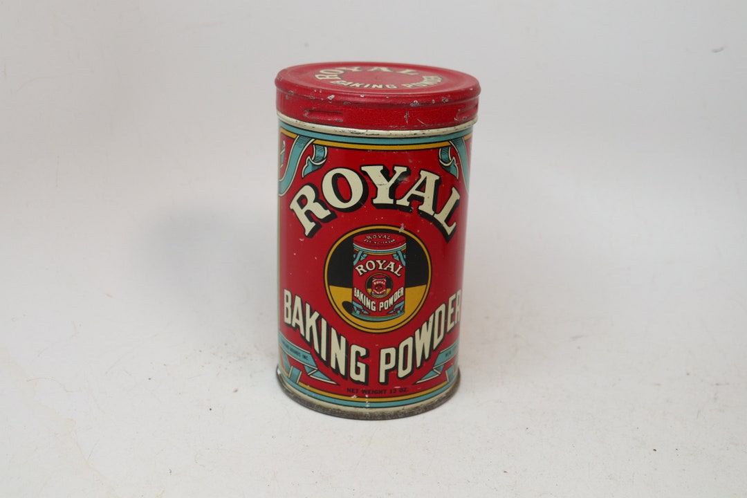 Vintage Royal Baking Powder Container All Tin Version - Etsy