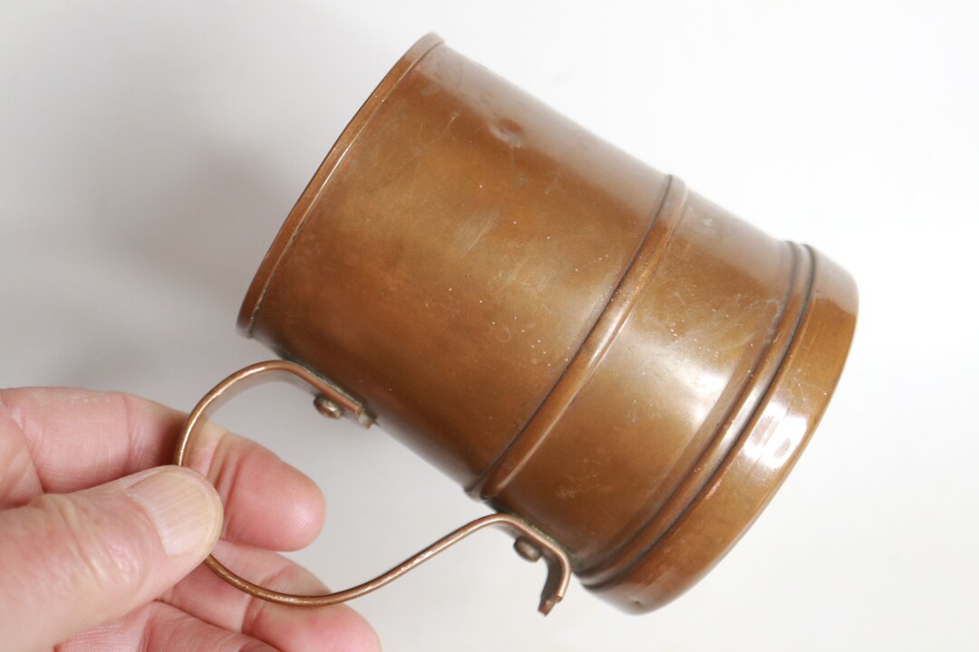 Vintage Copper Tankard - Arts and Crafts - Copper Cup - Copper Mug ...