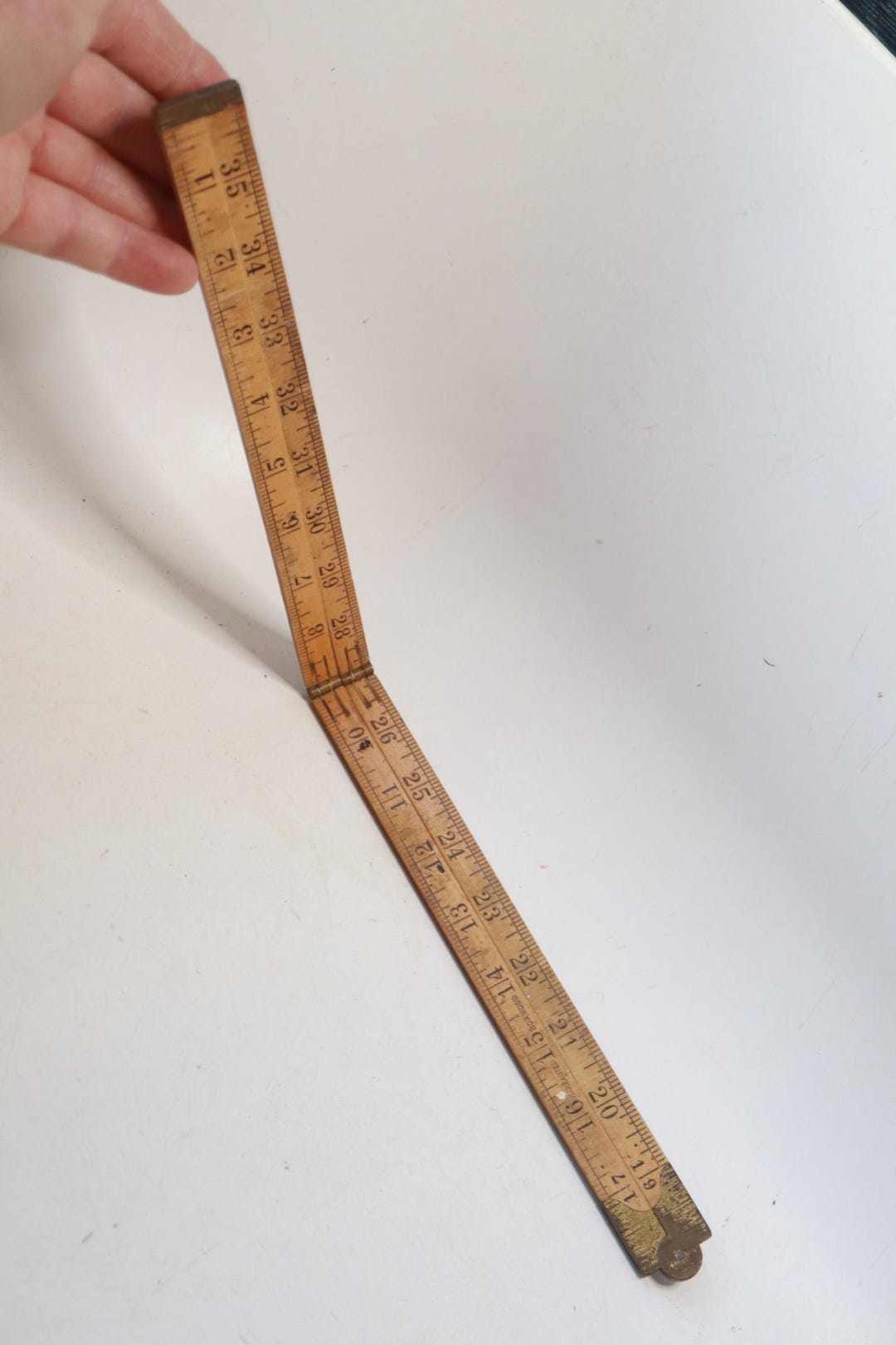 Vintage Stanley No. 66 1/2 Wooden Folding Rule 36 Inch - Vintage Wood ...