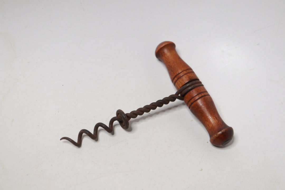 Antique Cork Screw - Twisted Wire Corkscrew - Vintage Cork Screw ...