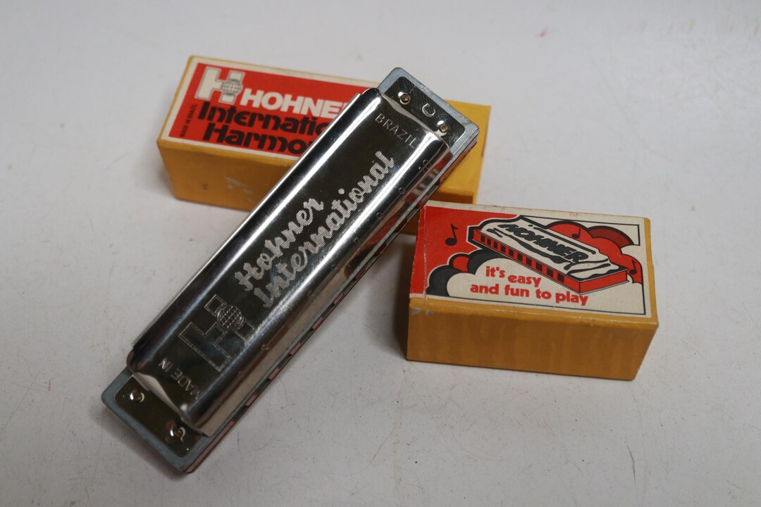 Vintage M. Hohner International Harmonica - C Key - Original Box ...