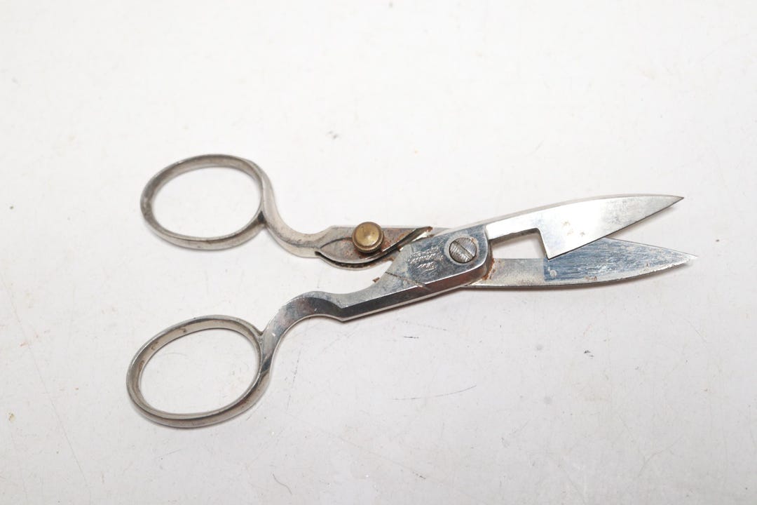 Vintage Buttonhole Sewing Scissors Monarch Kut-ezy Embroidery Scissor ...
