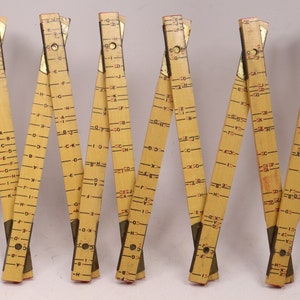 Vintage Lufkin Folding Ruler 72 Inch Oversize Brick - Etsy