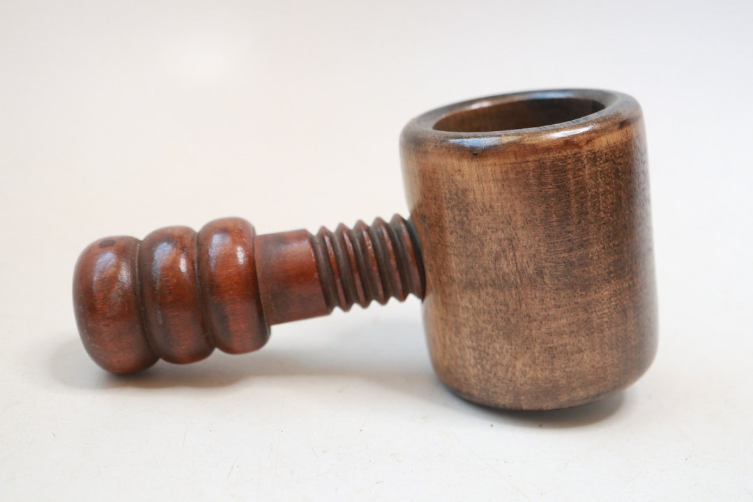 Antique Wood Nutcracker - Maple - Screw Type Nut Cracker - Kitchen ...