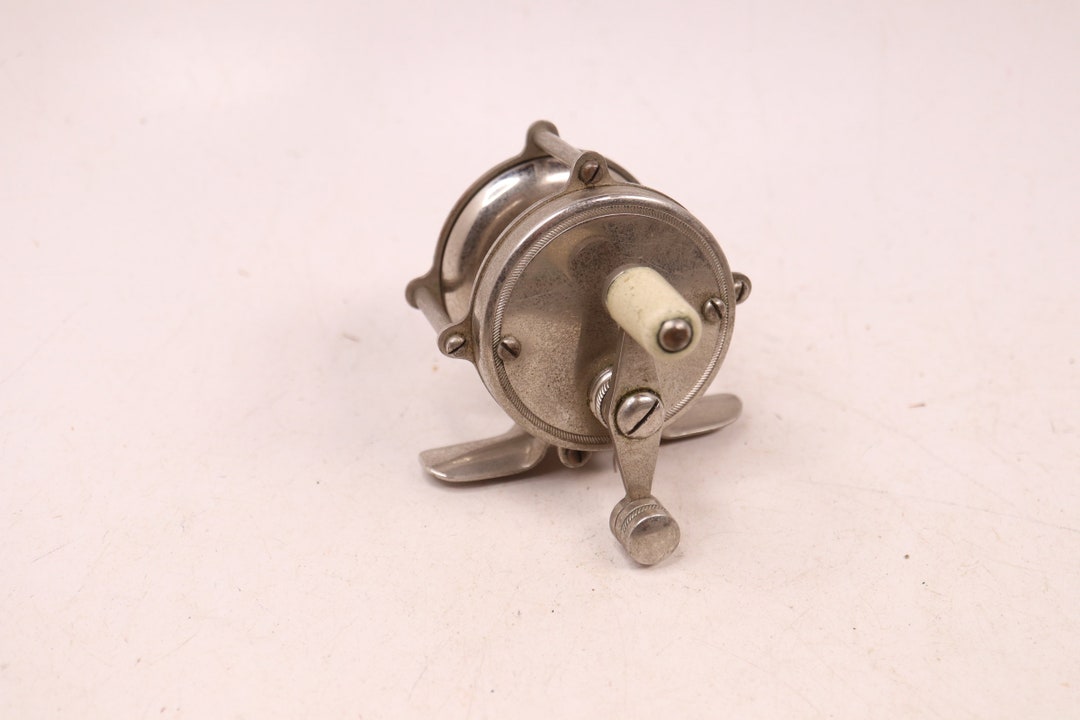Vintage Bait Casting Reel - Drag Buttons Works - 60 Yards - Nickel Over ...