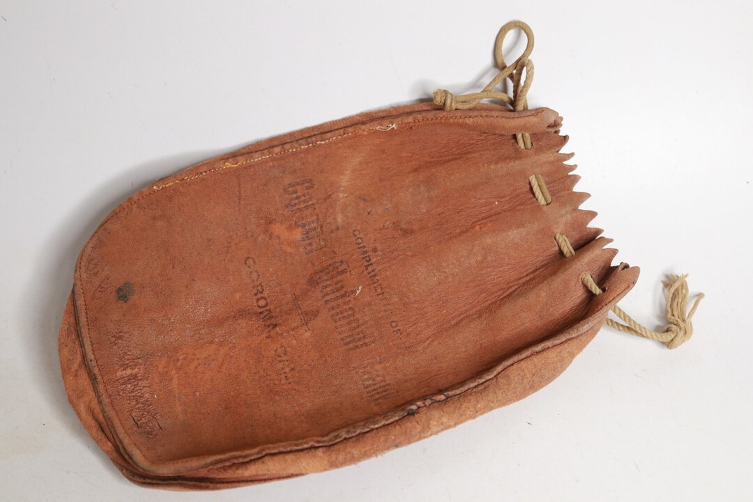 Vintage Leather Bank Bag Corona National Bank Corona California Small ...