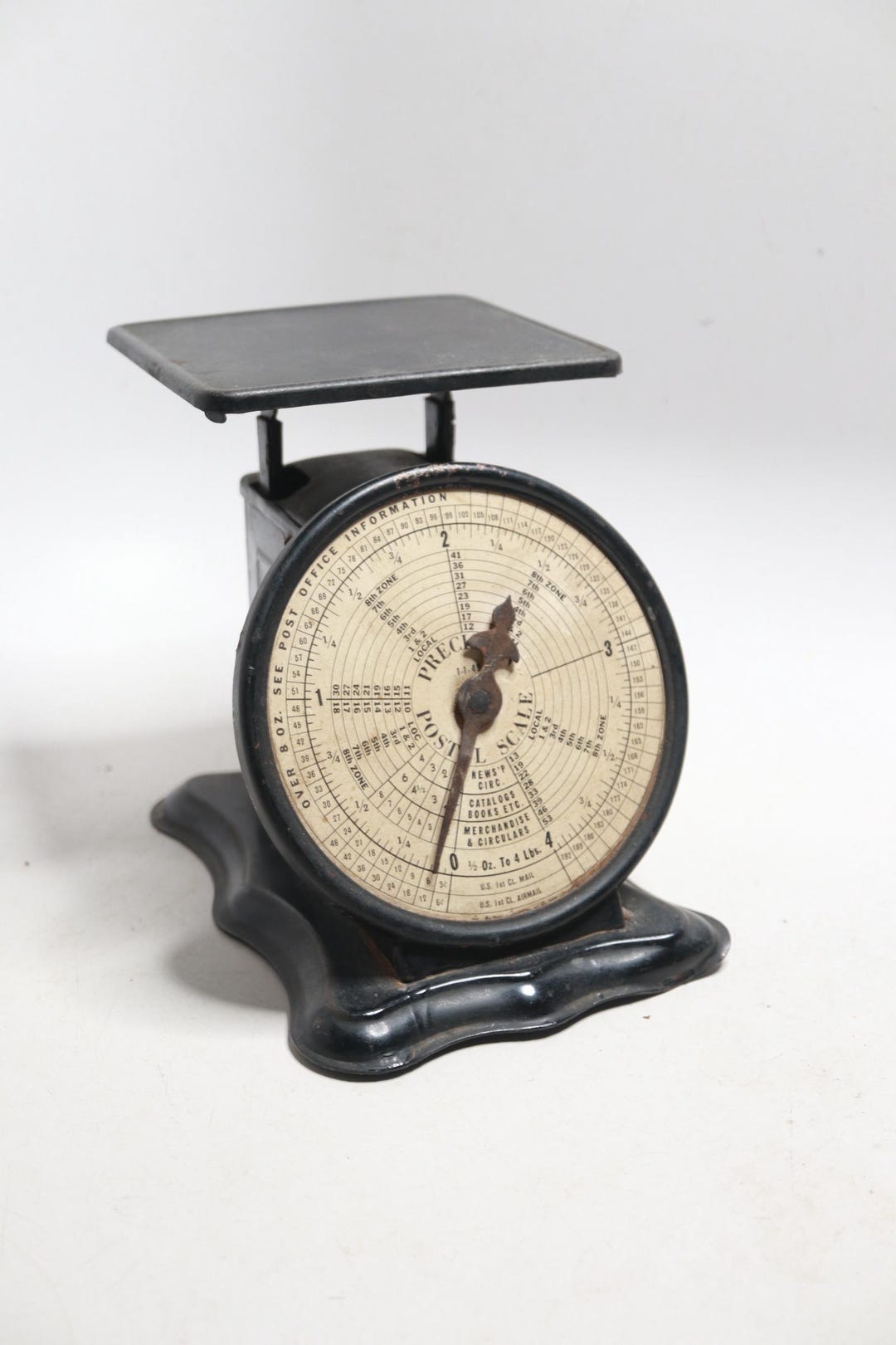 Vintage Triner Scale Mfg. Co. Postal Scale Medium Size Scale Postage Scale Postal Scale ...