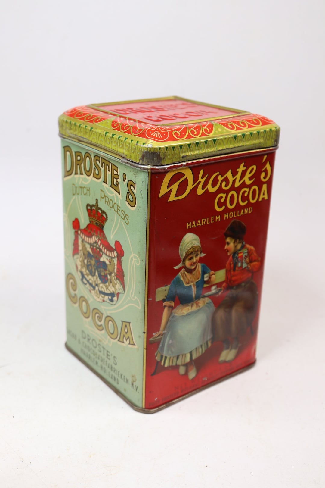 Vintage Droste's Cocoa Tin Cocoa Tin Vintage Tin Decorative Tin - Etsy