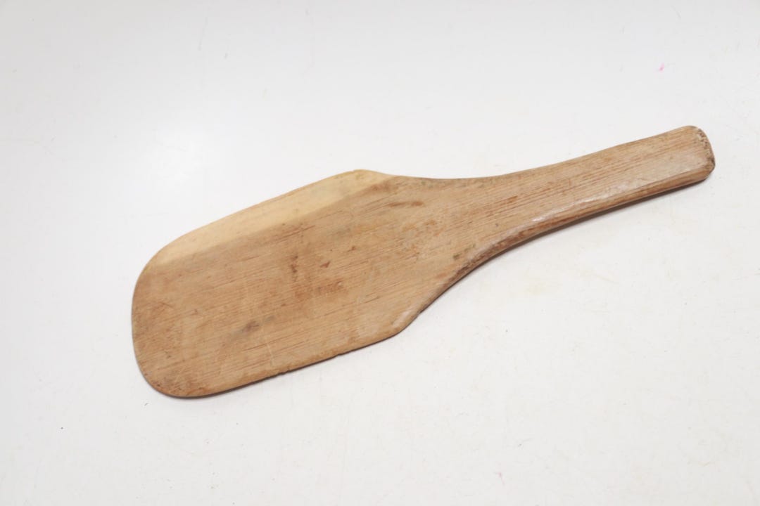Primitive Hand Carved Wood Butter Paddle Antique Butter Paddle Kitchen ...