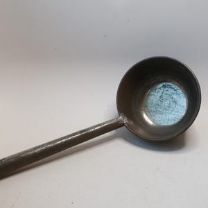 Antique Tin Ladle Soldered Handle Tin Primitive Rustic Kitchen Antique ...