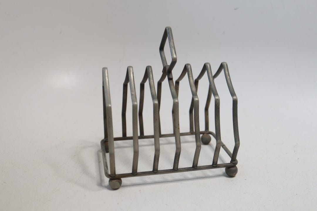 Vintage Toast Holder Holds 6 Slices Traditional Shape Made in England ...
