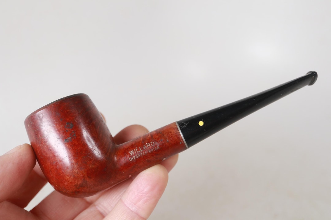 Vintage Briar Wood Smoking Pipe - Imported Briar Tobacco Pipe - Vintage ...