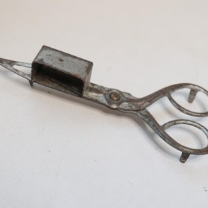 Antique Wick Trimmer - Tin Wick Trimmer - Candle Snuffer - Antique ...