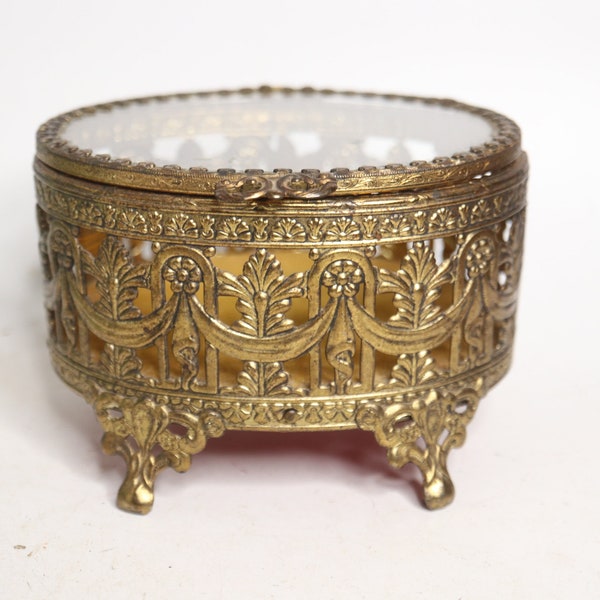 Antique Trinket Box - Etsy