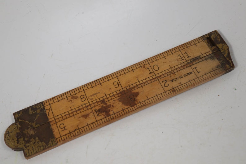 Vintage Wooden Folding Rule 12 inch Stanley No. 36 1/2 R | Etsy