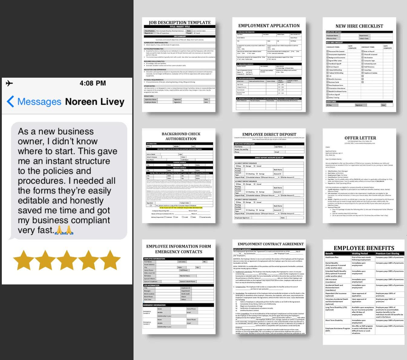 Employee Onboarding Training Plan Template: Editable Word Doc (digital ...