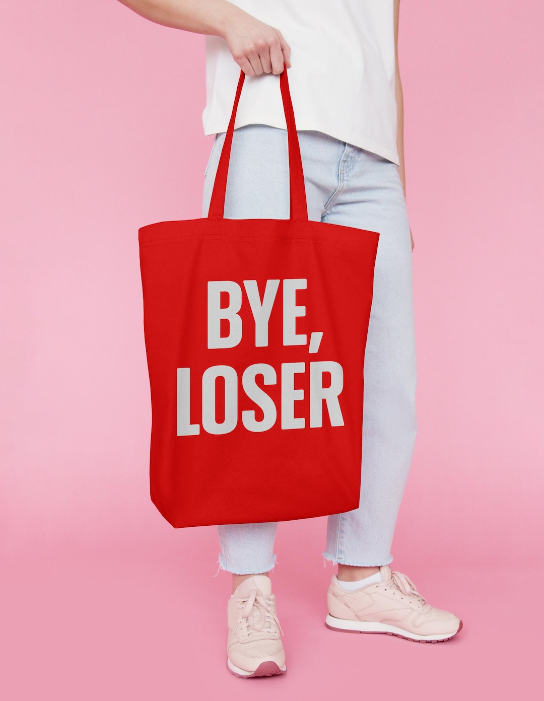 Bye, Loser/ Mean Girls Quotes Eco Conscious Tote Bag, Sustainable Gift ...