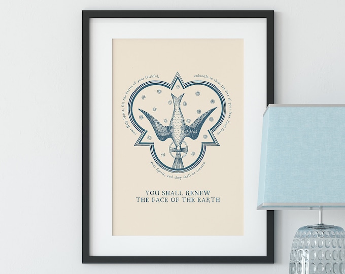 Holy Spirit Prayer Catholic Art Print Holy Spirit Prayer - Etsy