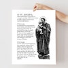 Printable St. Joseph Wall Art - Ite Ad Joseph - Go to Joseph - Digital ...