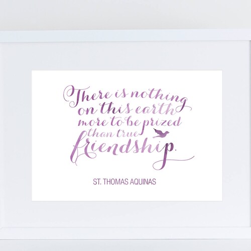 Saint Thomas Aquinas Quote Printable - Etsy