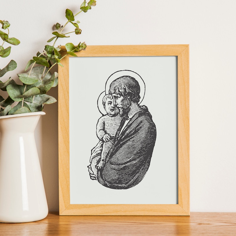 St. Joseph Print - Etsy