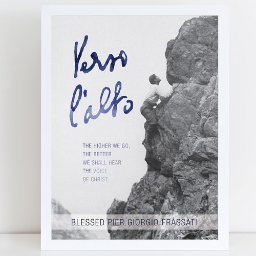 Blessed Pier Giorgio Frassati Quote Printable Verso - Etsy