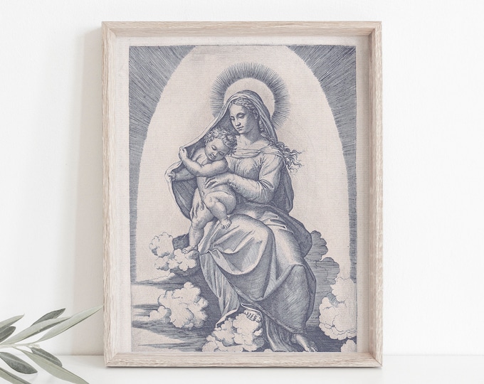 Madonna and Child – by Jeanne Antoinette Labrousse – Beautiful Catholic ...