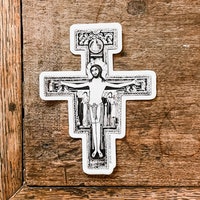 Crucifix Sticker-catholic Sticker - Etsy