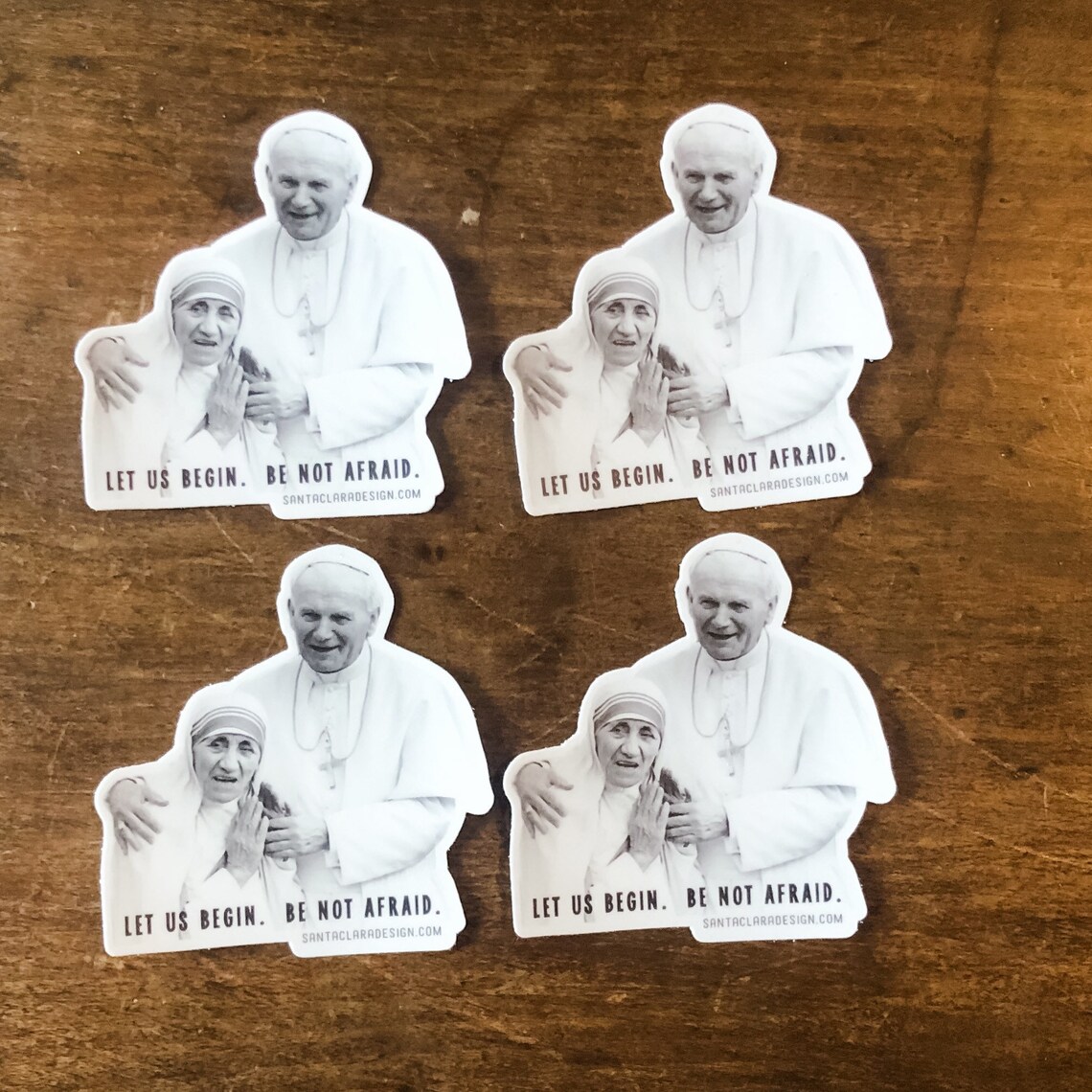 St. John Paul II & St Teresa of Calcutta Decal let Us - Etsy