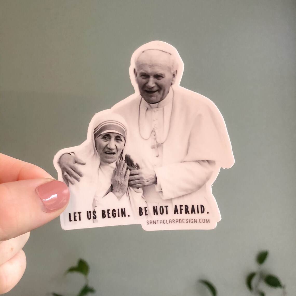 St. John Paul II & St Teresa of Calcutta Decal let Us - Etsy
