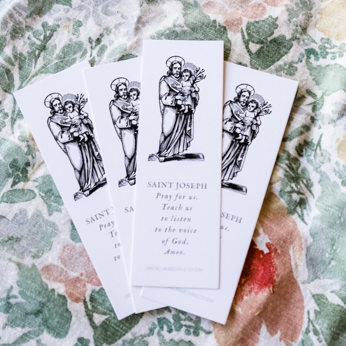 St. Joseph Bookmarks Saint joseph prayer St. Joseph prayer | Etsy