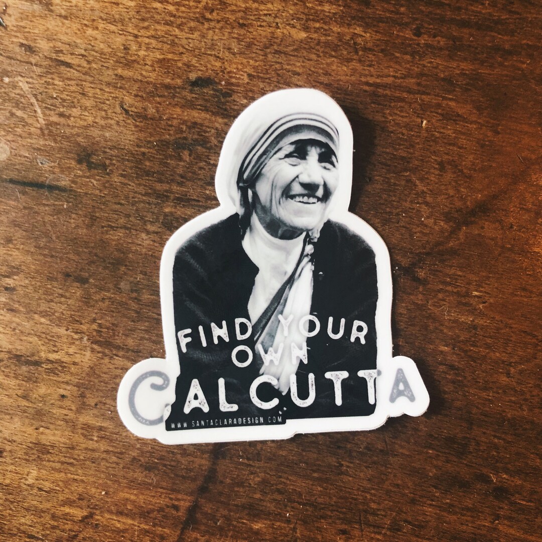 St. Teresa of Calcutta Sticker: Inspirational Catholic Decal - Etsy