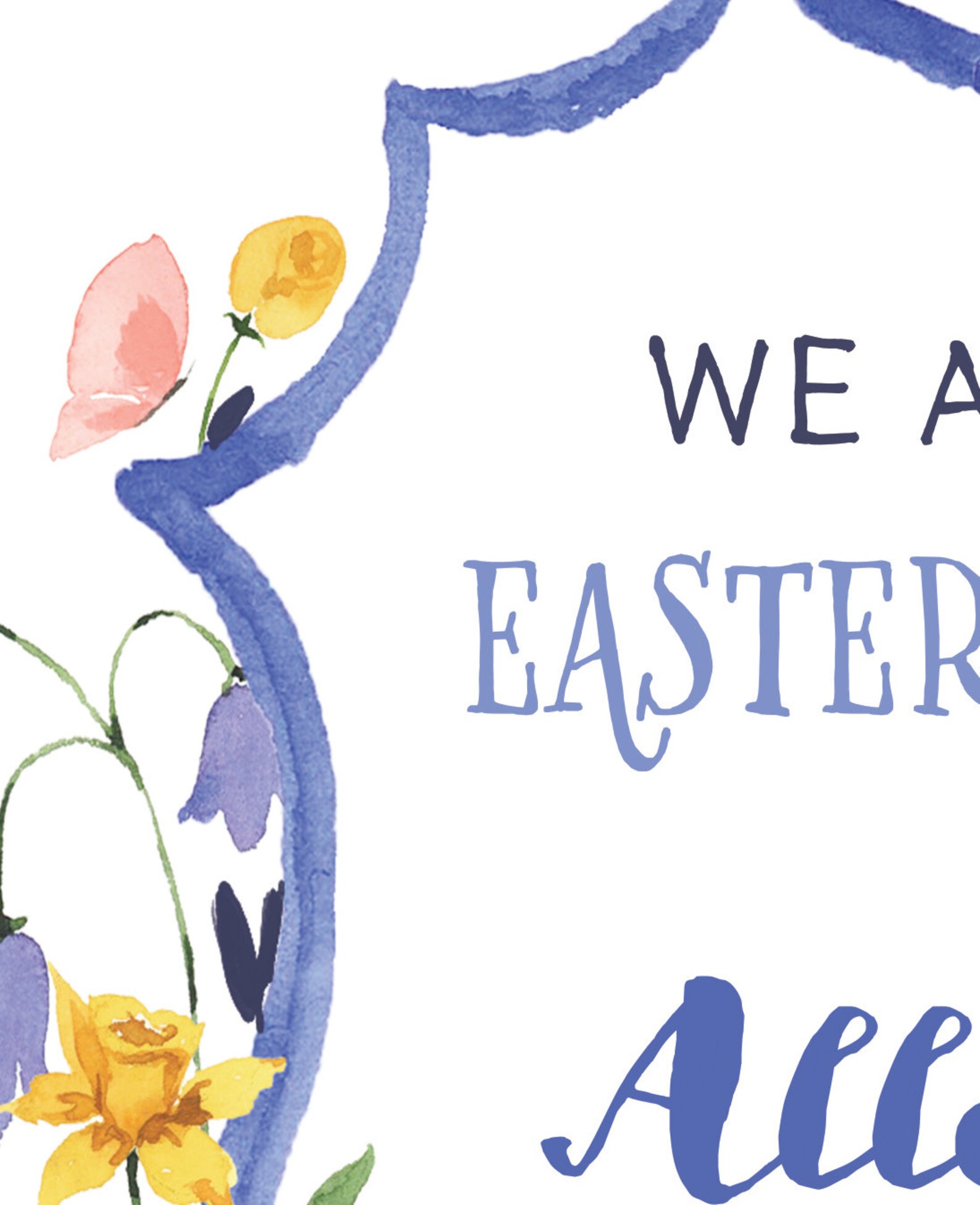 PRINTABLE: Easter JPII We Are an Easter People and Alleluia is - Etsy