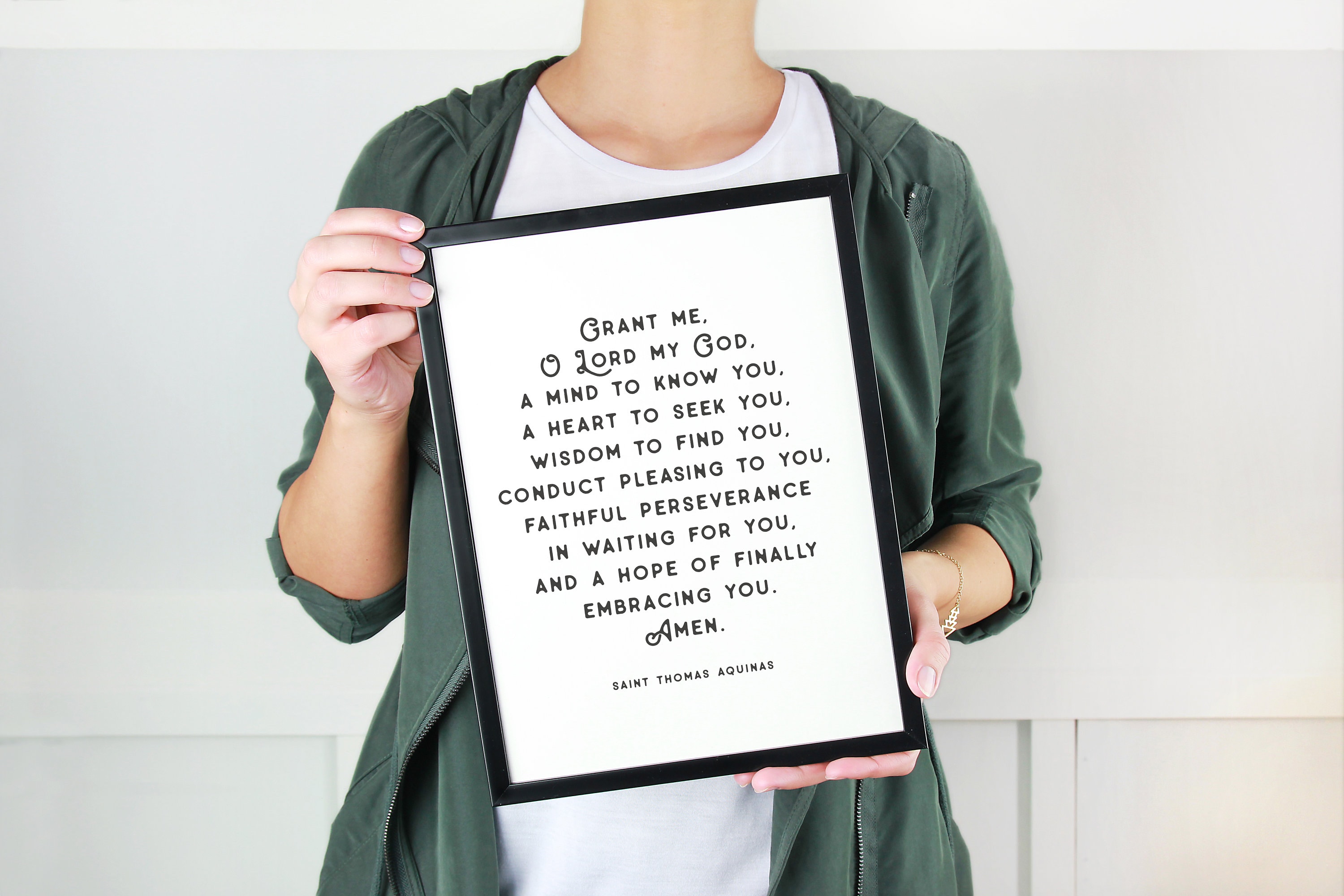 St. Thomas Aquinas Quote Print: Catholic Gift - Etsy